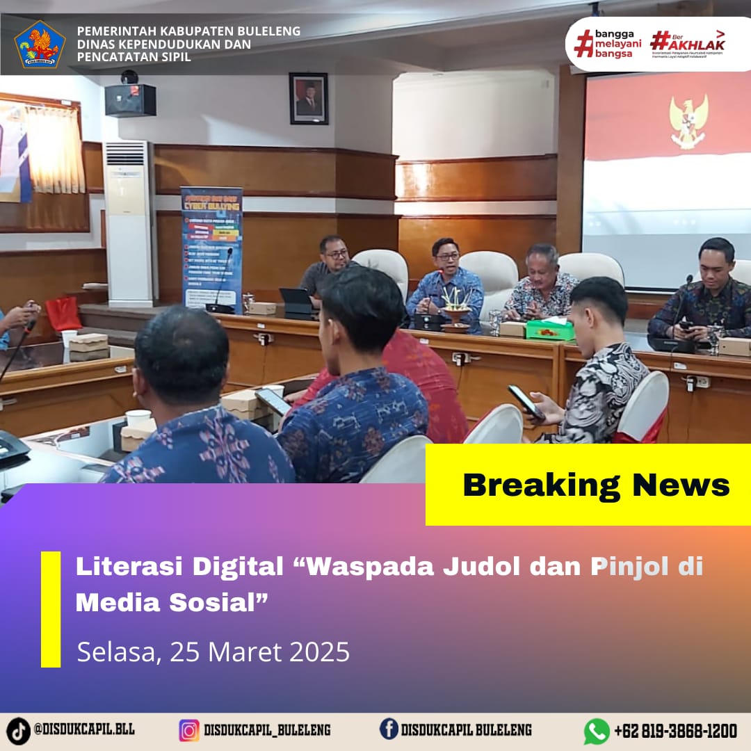 Literasi Digital “Waspada Judol dan Pinjol di Media Sosial” | Satuan ...